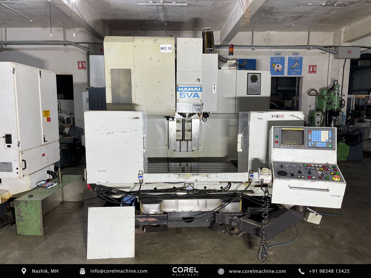 Buy Used HAMAI (JAPAN) 5VA VMC | Used Vertical Machining Centers (VMC ...